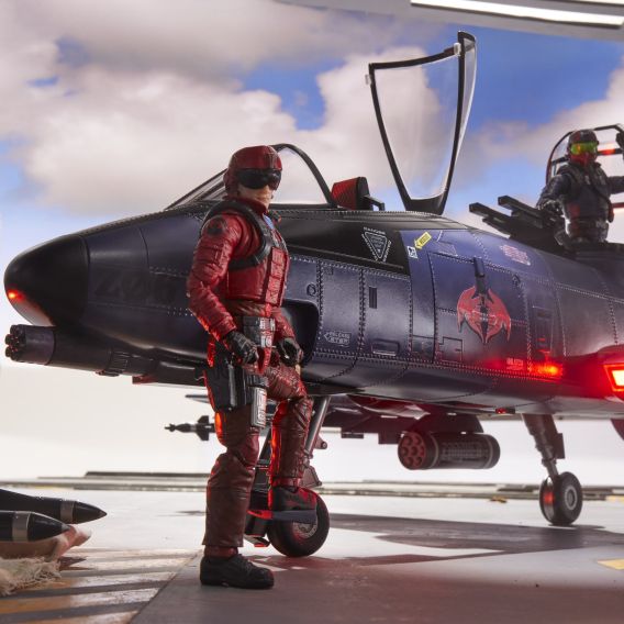 G.I. Joe Classified Series Cobra Rattler Ground Attack Jet HasLab ...