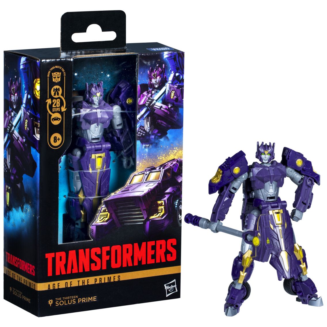 Transformers Age of the Primes Deluxe Class The Thirteen Solus Prime, 5 ...