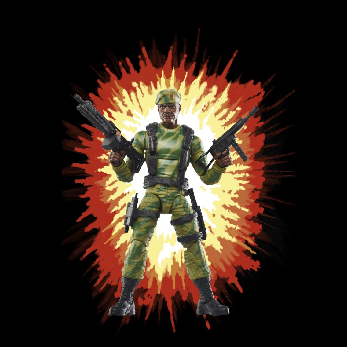 G.I. Joe Classified Series Retro Cardback Sgt. Stalker, Collectible 6 Inch Action Figure with 8 ...