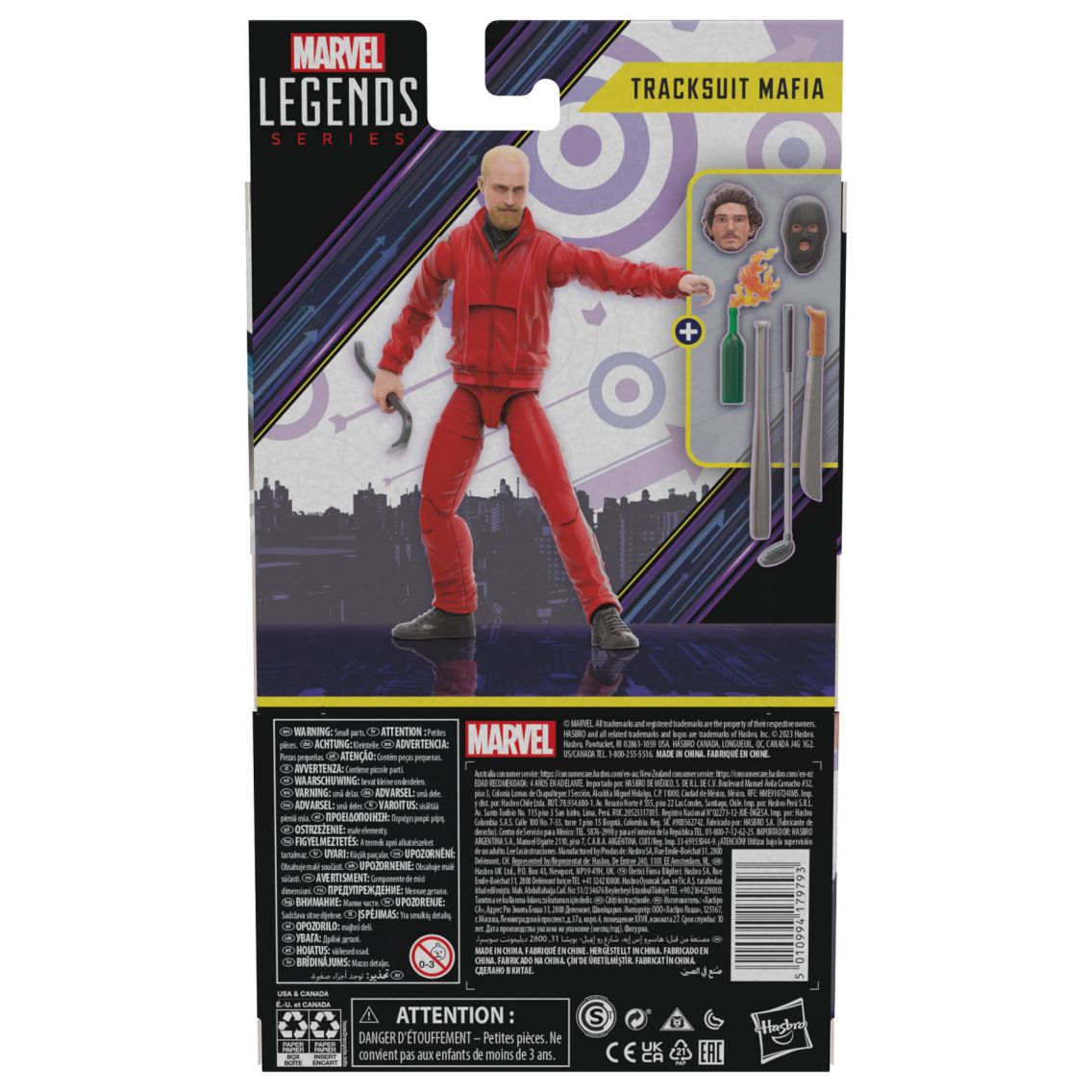 Marvel Legends Series Tracksuit Mafia, Hawkeye 6-Inch Collectible ...