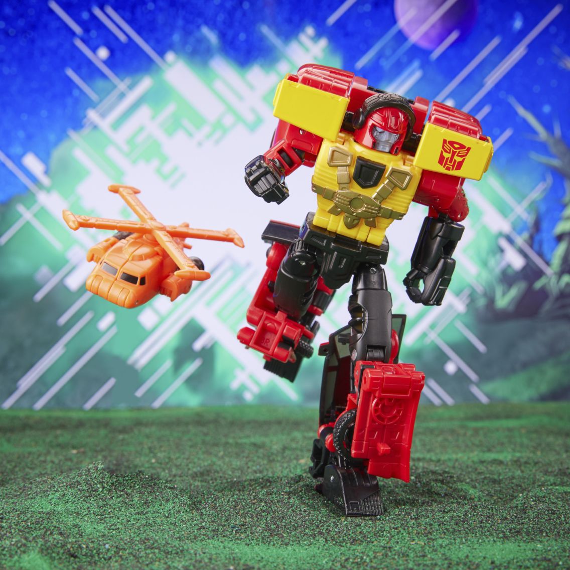 Transformers Toys Legacy Evolution Armada Universe Powerlinx Hot Shot and Armada Universe Jolt ...