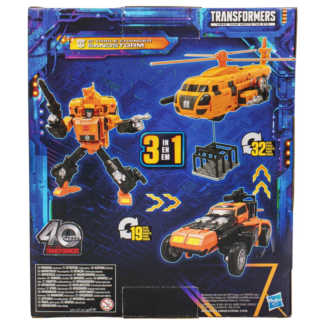 Transformers Legacy United Leader Class G1 Triple Changer Sandstorm, 7. ...