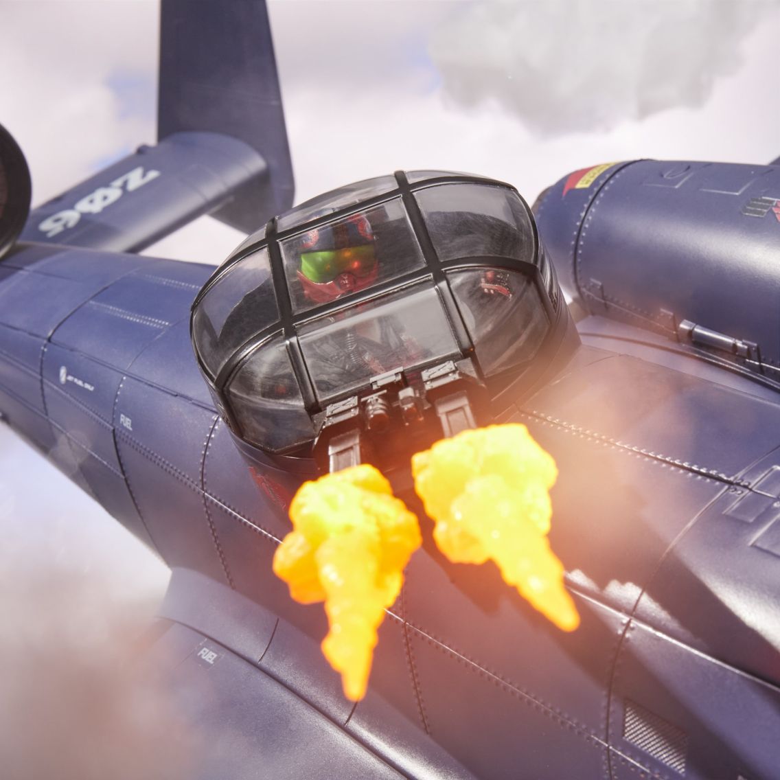 G.I. Joe Classified Series Cobra Rattler Ground Attack Jet HasLab ...