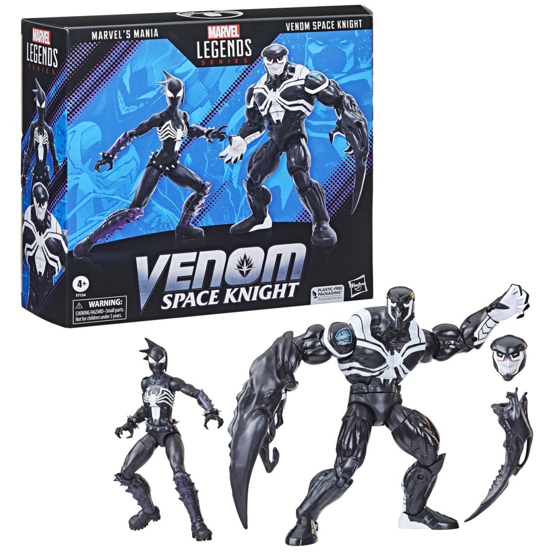 Marvel Legends Series Venom Space Knight and Marvel s Mania 2 Comics Inspired 6 Inch Action Figures Marvel Legends Action Figures Hasbro Pulse