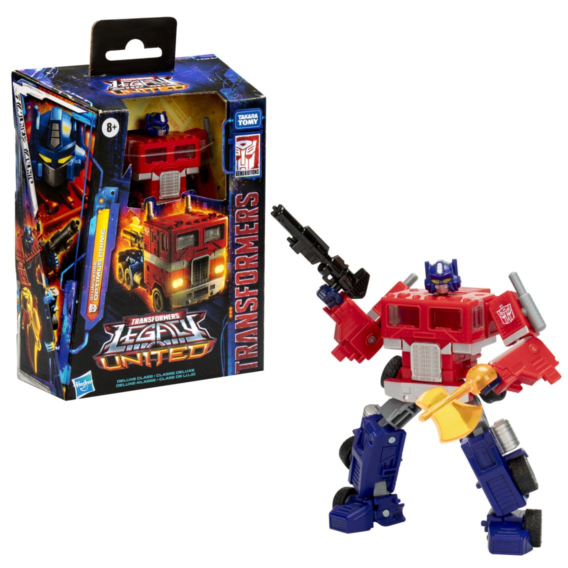 Transformers Legacy United Deluxe Class G1 Universe Optimus Prime, 5.5 ...