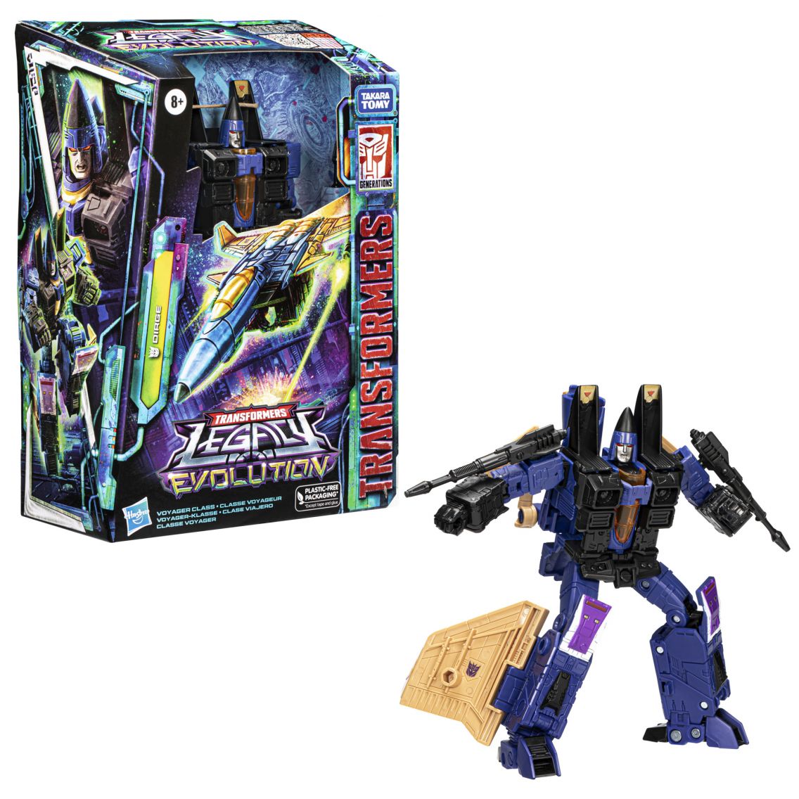 Transformers Toys Legacy Evolution Voyager Dirge Toy, 7-inch, Action Figure For Boys And Girls ...