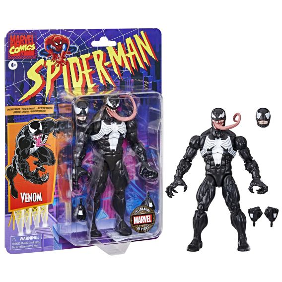 Marvel Legends Series Venom, Marvel Comics Collectible 6 Inch Action ...