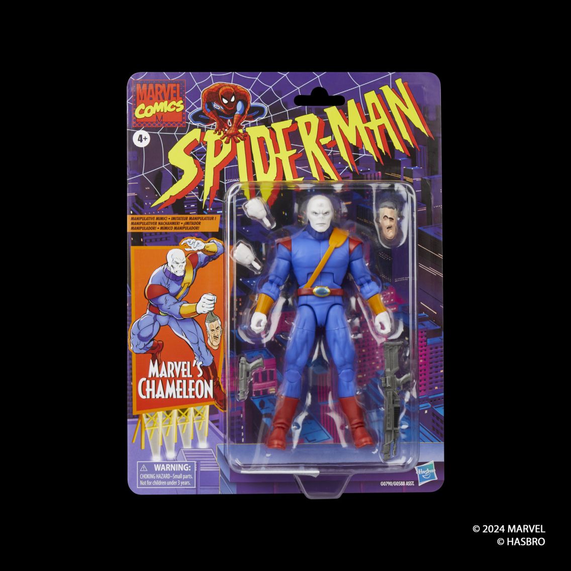Marvel Legends Series Marvel s Chameleon Retro Comics Collectible 6 Inch Scale Action Figure Hasbro Pulse