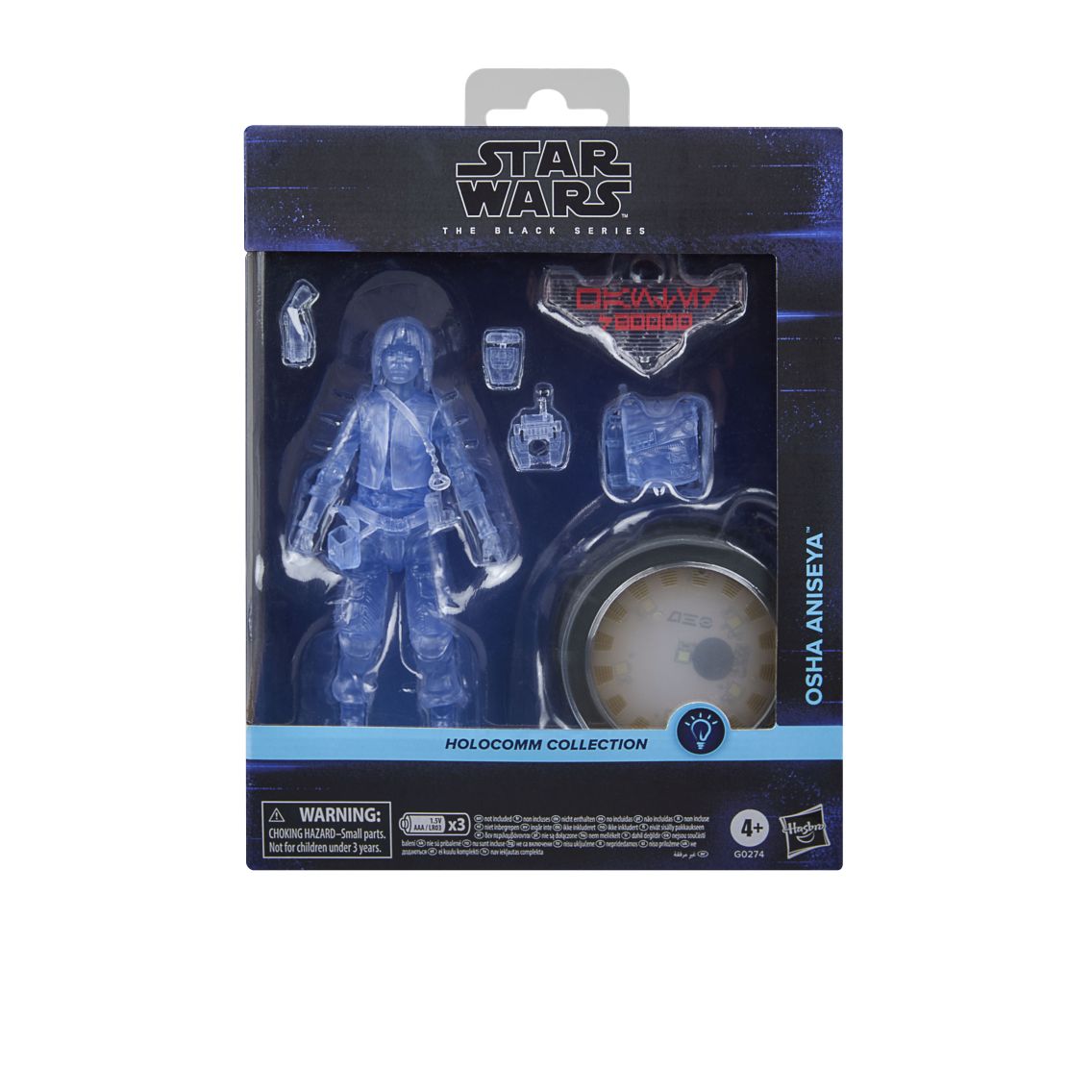 Star Wars The Black Series Holocomm Collection Osha Aniseya ...