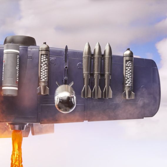 G.I. Joe Classified Series Cobra Rattler Ground Attack Jet HasLab ...