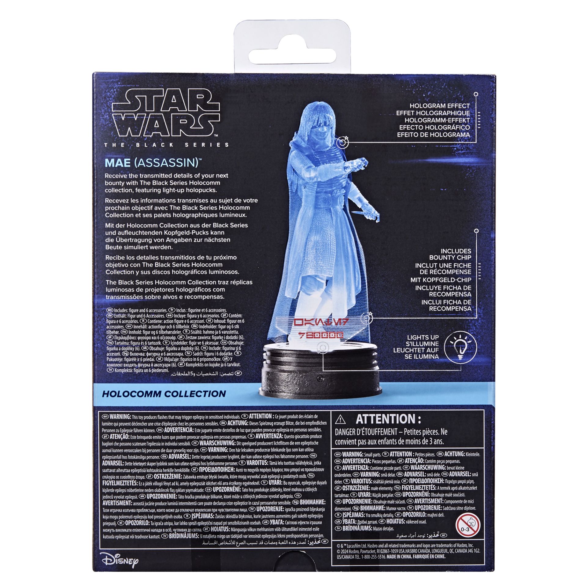 Star Wars The Black Series Holocomm Collection Mae (Assassin ...