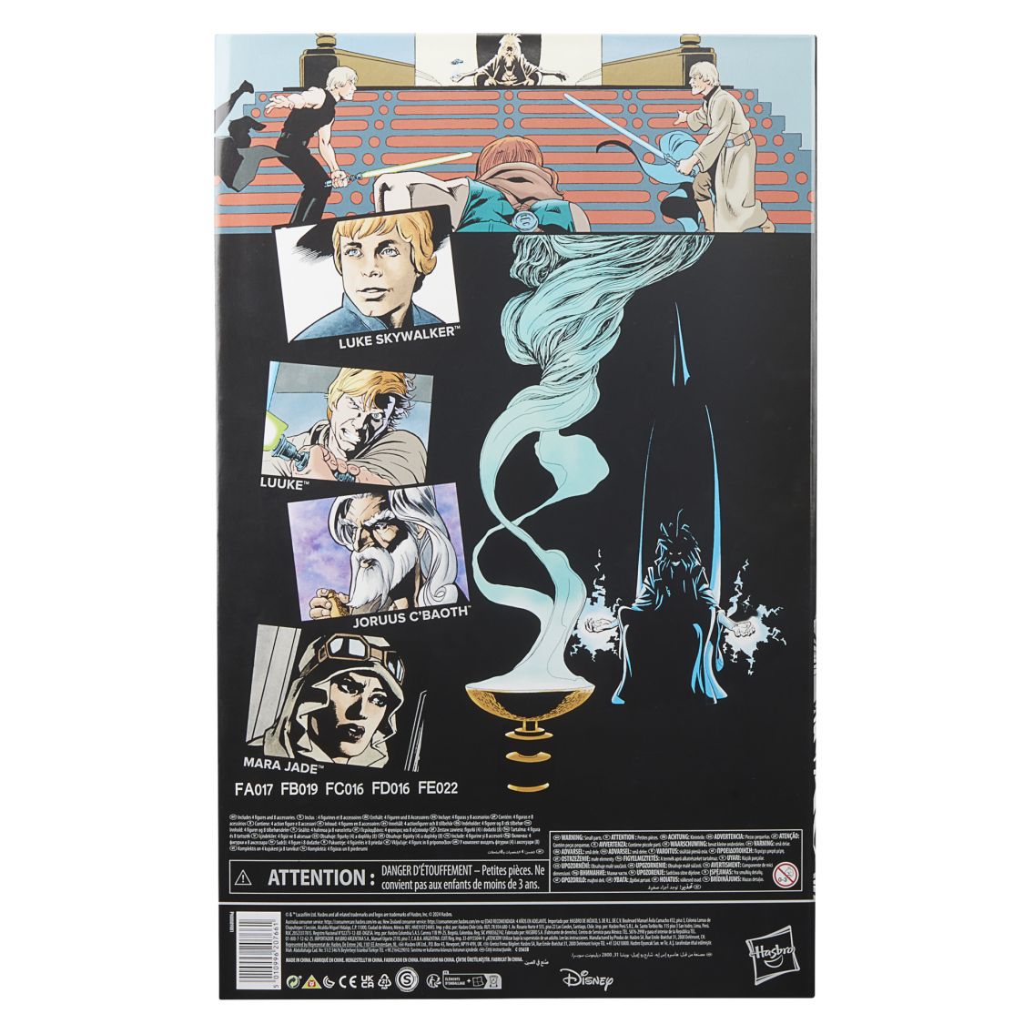 Star Wars The Black Series Luke Skywalker, Luuke, Joruus C’baoth, Mara ...