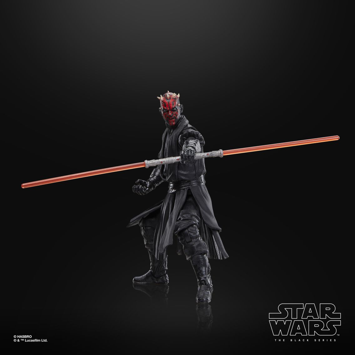 Star Wars The Black Series Qui-Gon Jinn, Darth Maul, Obi-Wan Kenobi Star Wars: The Phantom ...