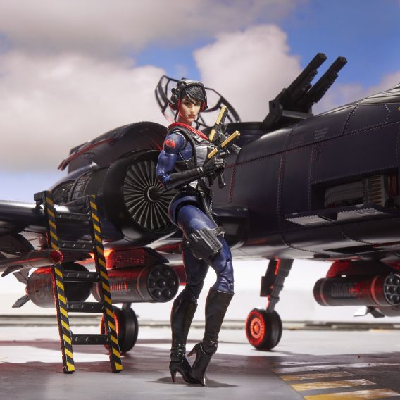 G.I. Joe Classified Series Cobra Rattler Ground Attack Jet HasLab ...