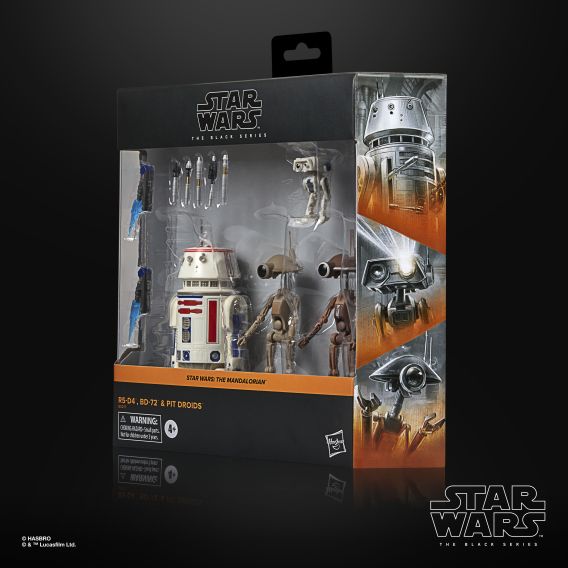 Star Wars The Black Series R5-D4, BD-72 & Pit Droids, Star Wars: The ...