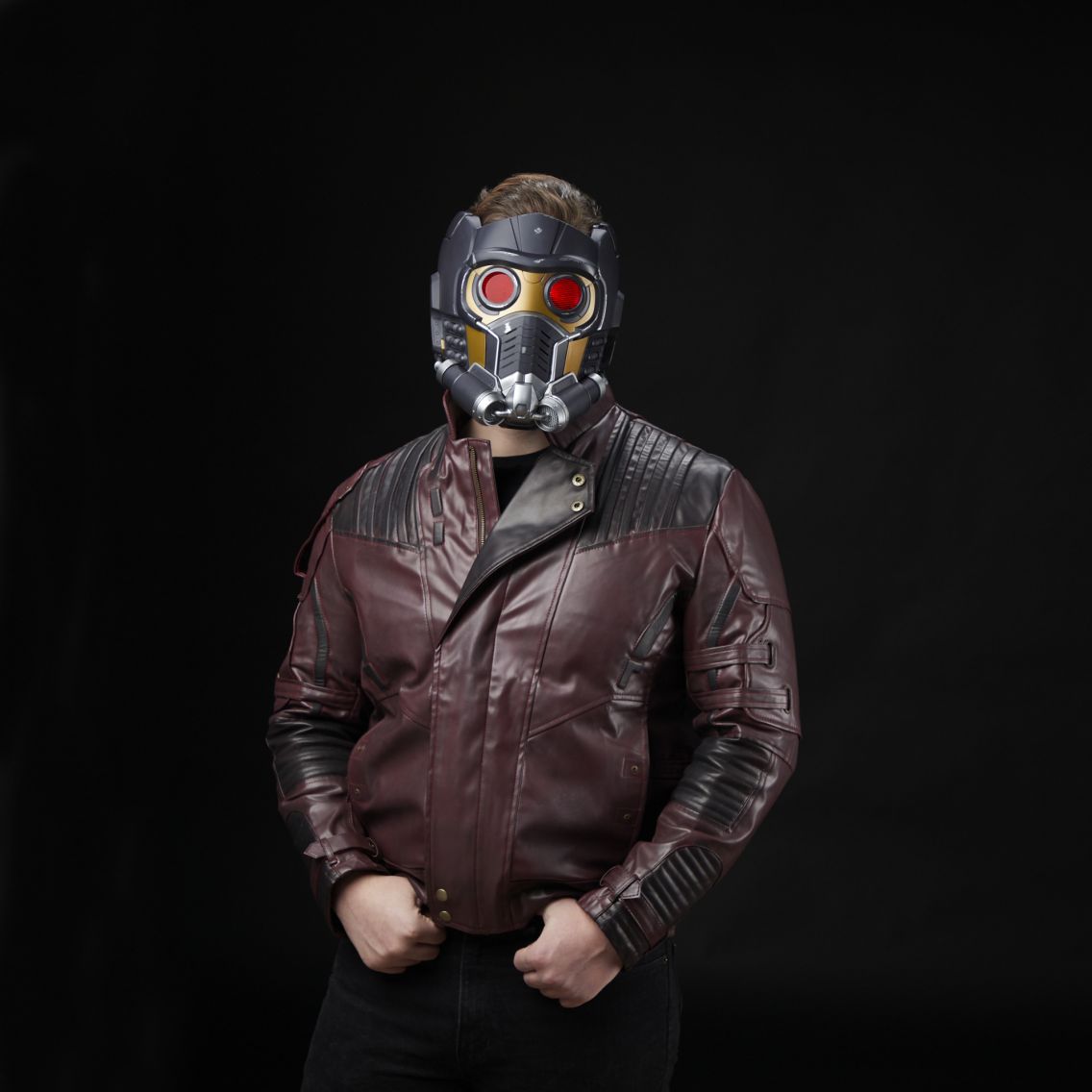 Marvel Legends Series Star-Lord Premium Electronic Roleplay Helmet with ...