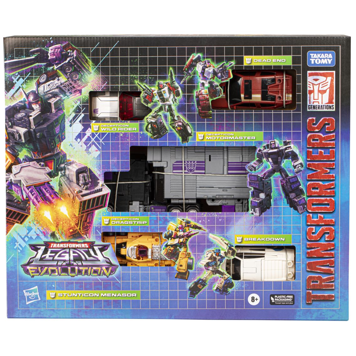 Transformers Toys Legacy Evolution Stunticon Menasor Combiner Toy With ...