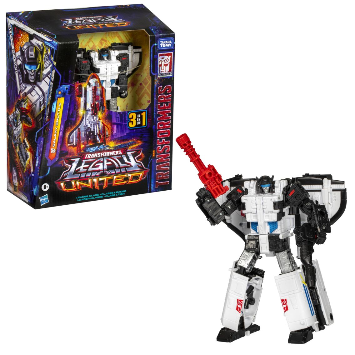 Transformers Legacy United Leader Class Galaxy Shuttle, 7.5-inch ...