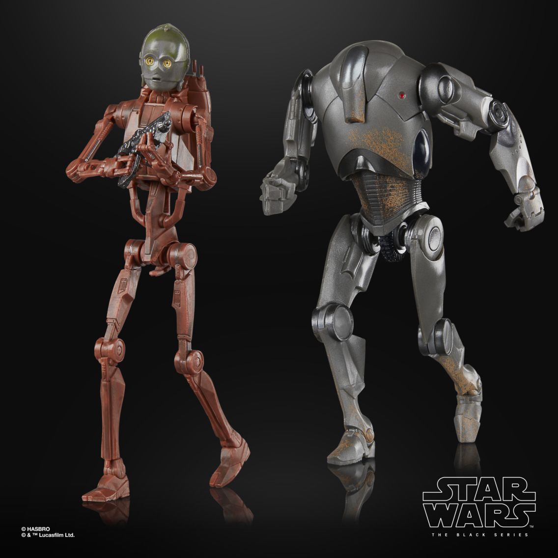 Star Wars The Black Series C-3PO (B1 Battle Droid Body) & Super Battle ...