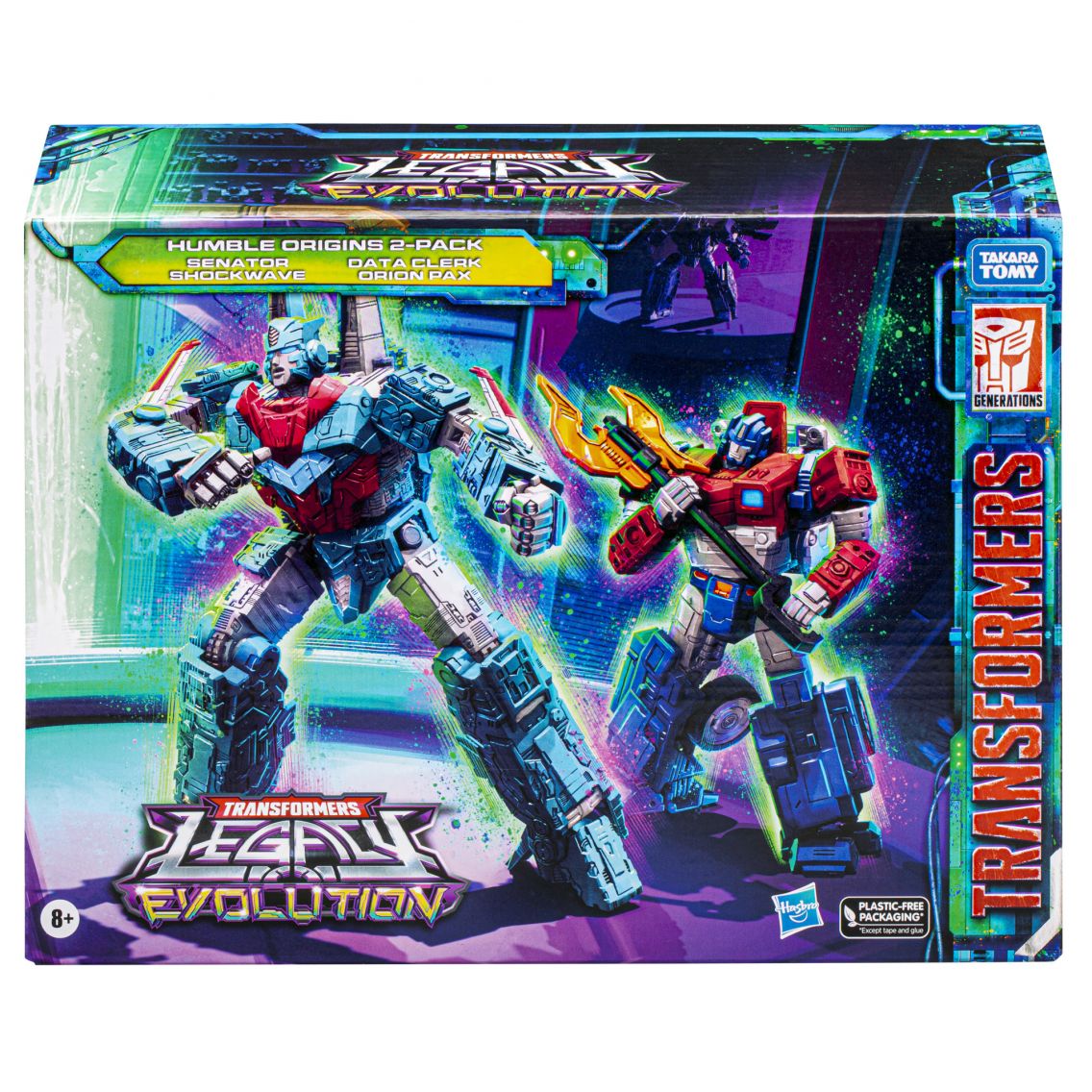 Transformers Toys Legacy Evolution Voyager Senator Shockwave & Deluxe ...
