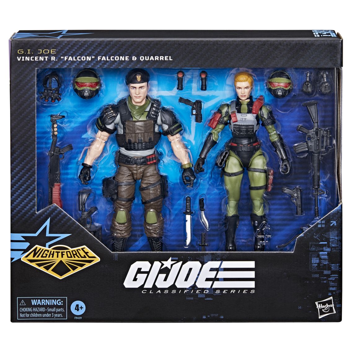 G.I. Joe Classified Series #138, Night Force Vincent R. "Falcon" Falcone & Quarrel, 2 ...