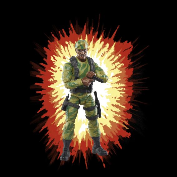 G.I. Joe Classified Series Retro Cardback Sgt. Stalker, Collectible 6 Inch Action Figure with 8 ...