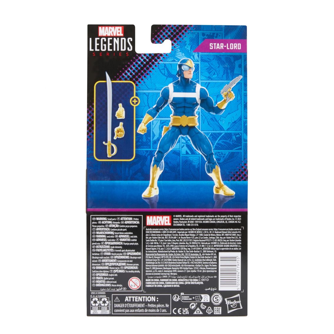 Marvel Legends Series: Star-Lord Guardians of the Galaxy Comics ...