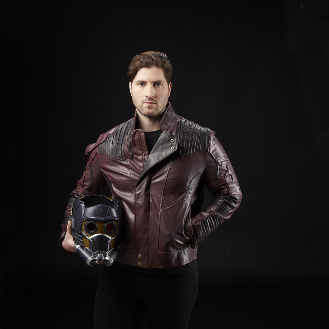 Marvel Legends Series Star-Lord Premium Electronic Roleplay Helmet with ...