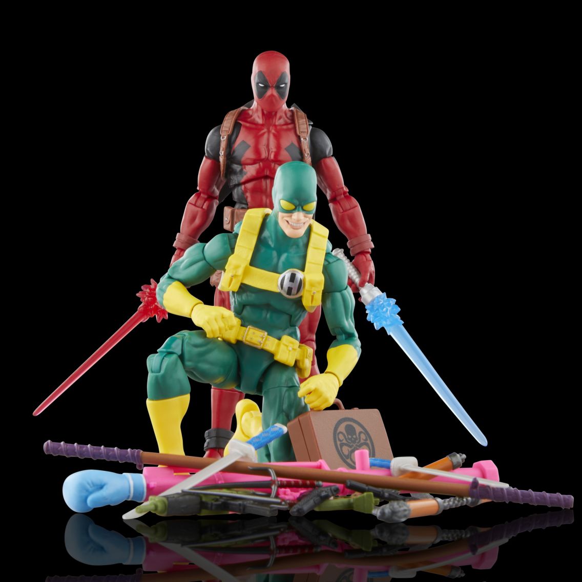 Marvel Legends Series Deadpool and Bob, Agent of Hydra, 2 Comics ...