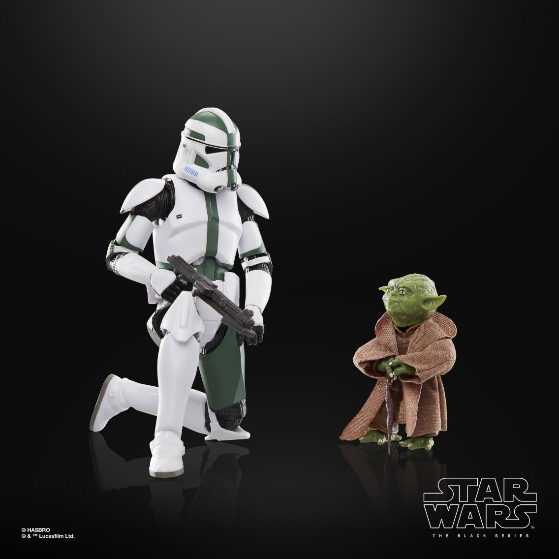 Star Wars The Black Series Clones of the Republic Yoda & Clone ...
