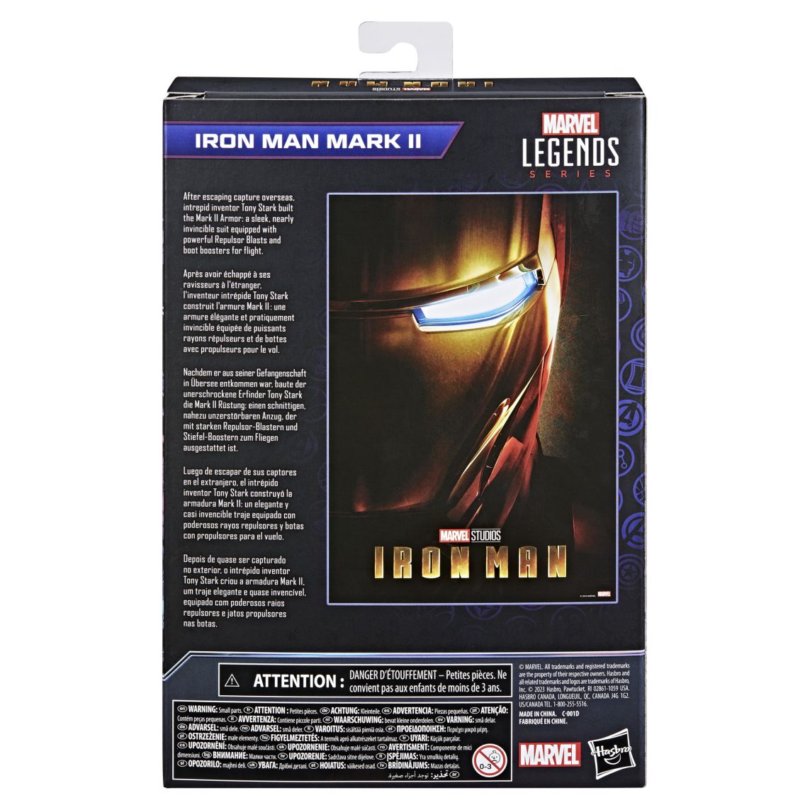 Marvel Legends Series Iron Man Mark II, Iron Man Collectible 6 Inch ...