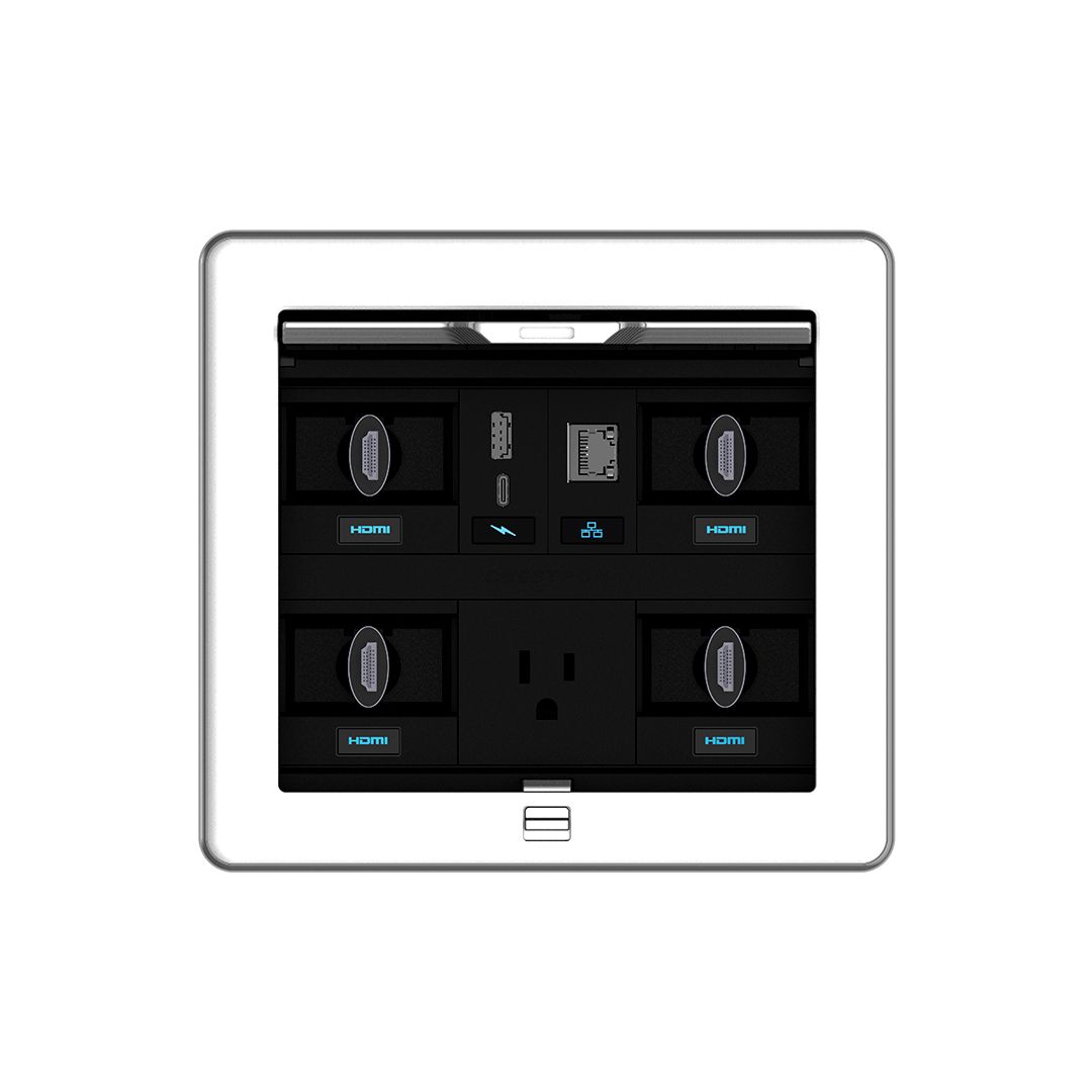 FT2 700 ELEC PTL AL CRESTRON FlipTop Cable Management System Solotech ft2-700-elec-ptl-al-crestron-fliptop-cable-management-system-solotech