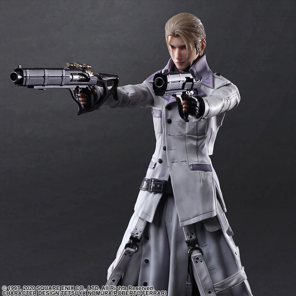 FINAL FANTASY VII Remake PLAY ARTS Kai Rufus Shinra Action Figure ...