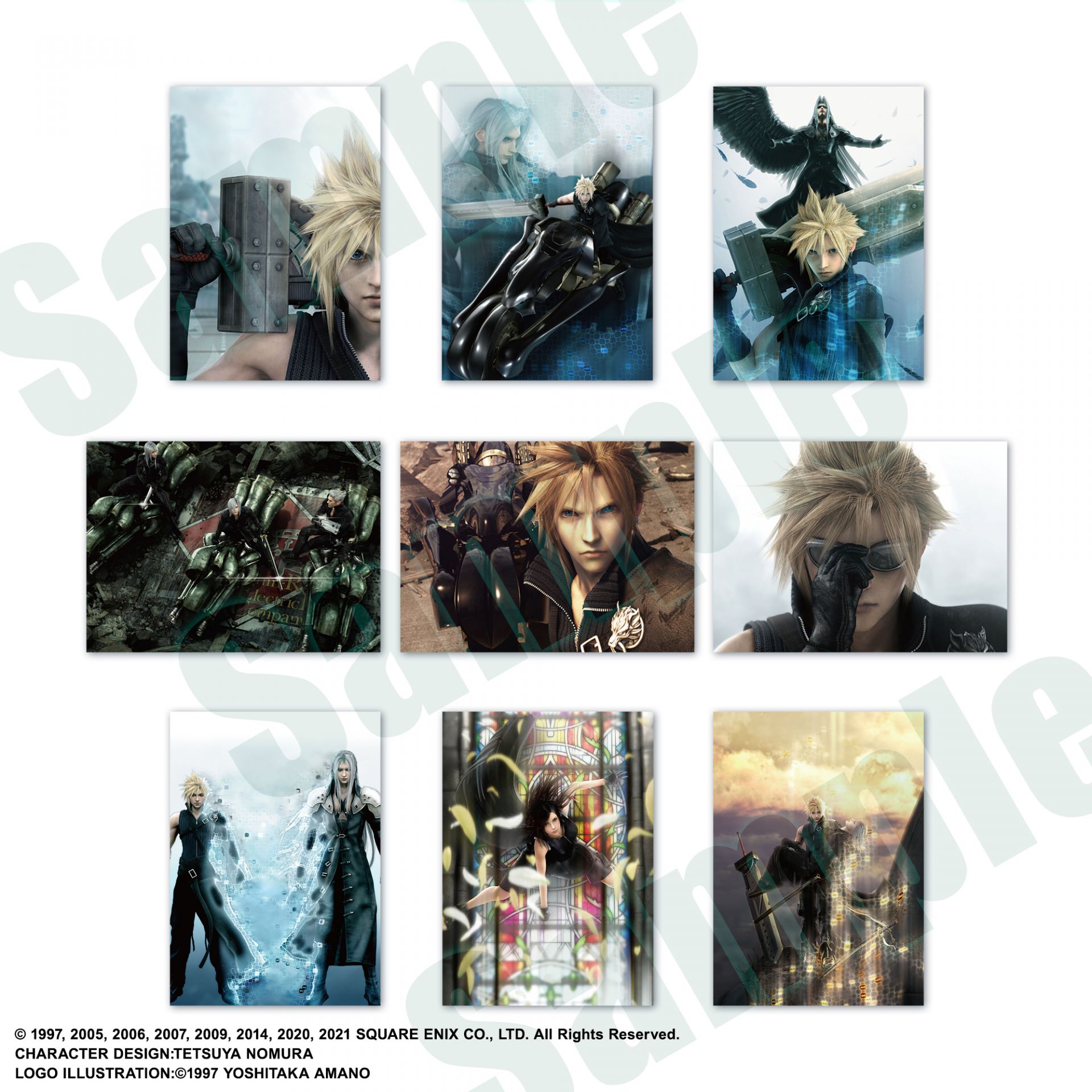 FINAL FANTASY VII Anniversary Art Museum Digital Card Plus (DISPLAY ...