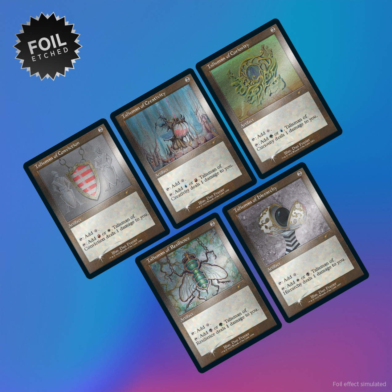 Dan Frazier Is Back Again: The Enemy Talismans Foil Etched Edition ...