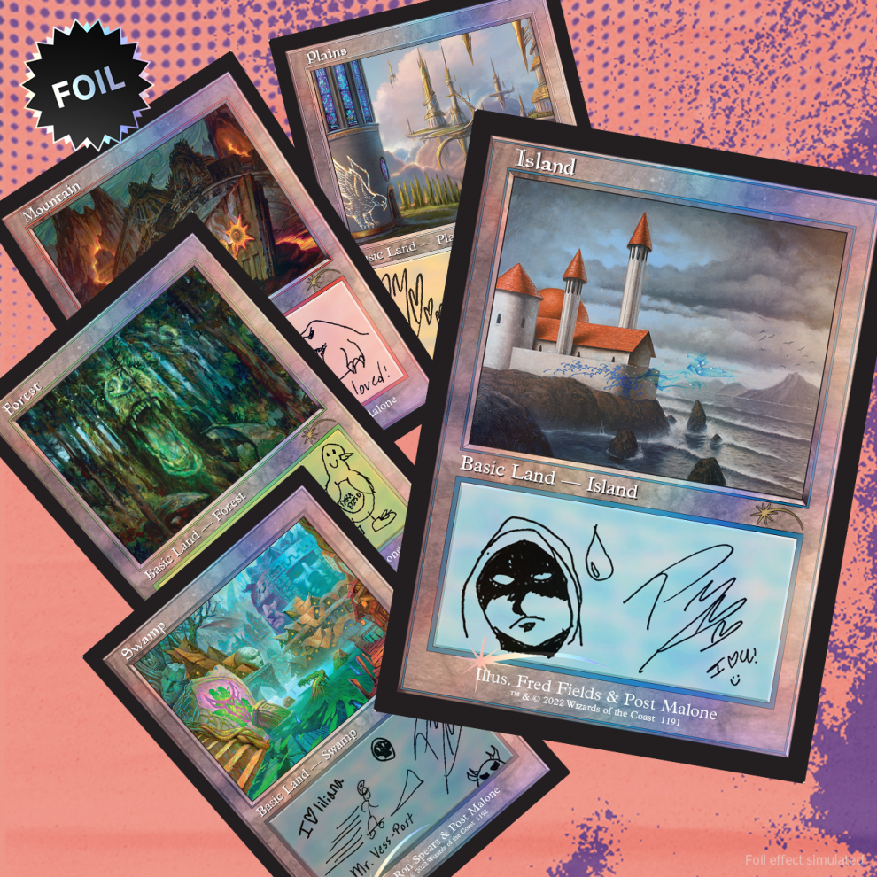 Secret Lair x Post Malone: The Lands Foil Edition | Secret Lair