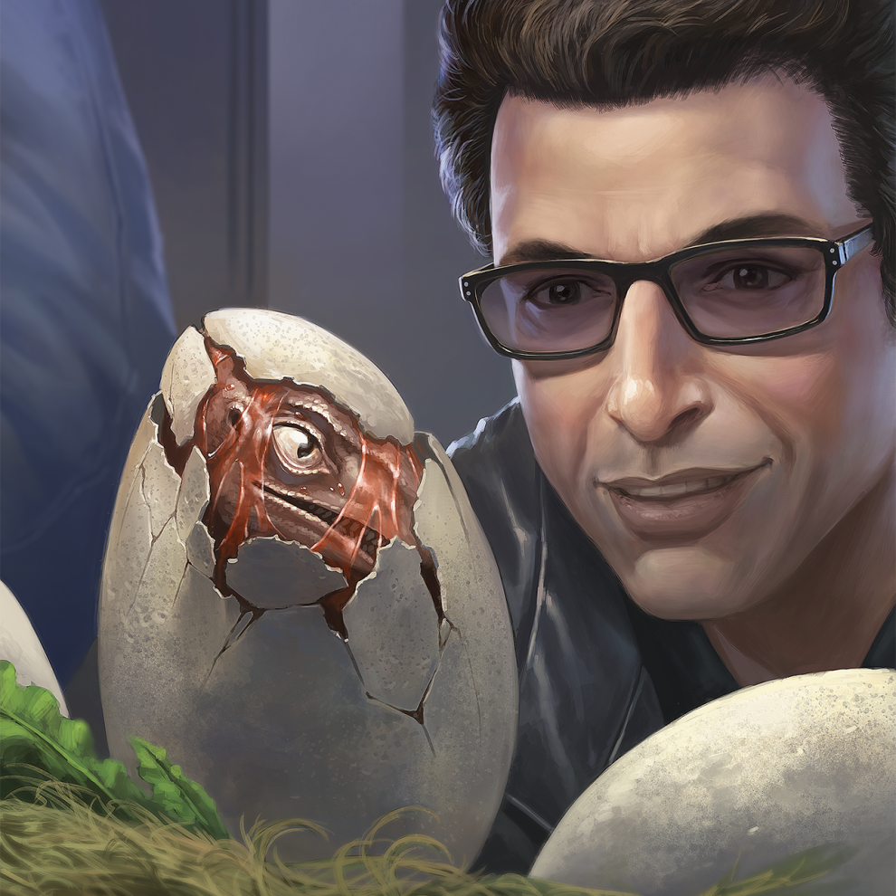 Secret Lair X Jurassic World Dr Ian Malcolm Foil Edition Secret Lair