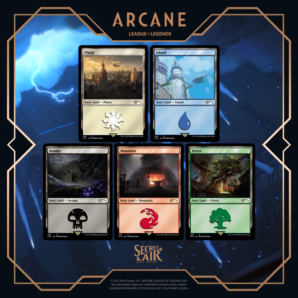 Secret Lair x Arcane: Lands | Secret Lair