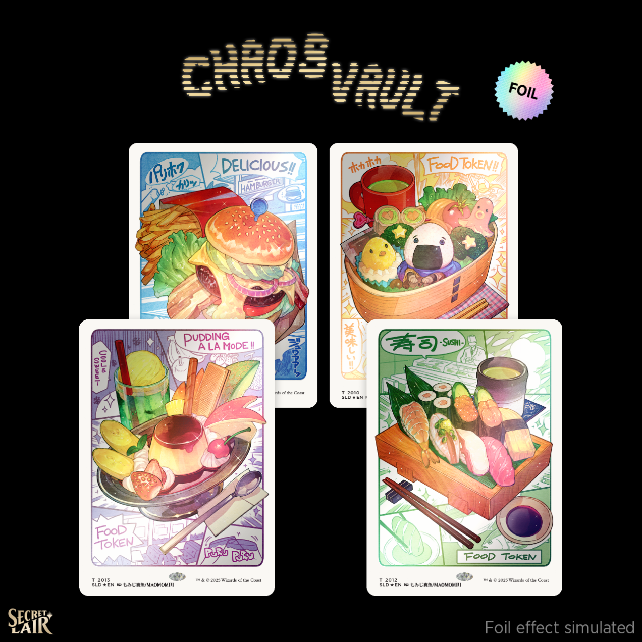 Oishii! Tokens オイシイ！ トークン Foil Edition | Secret Lair