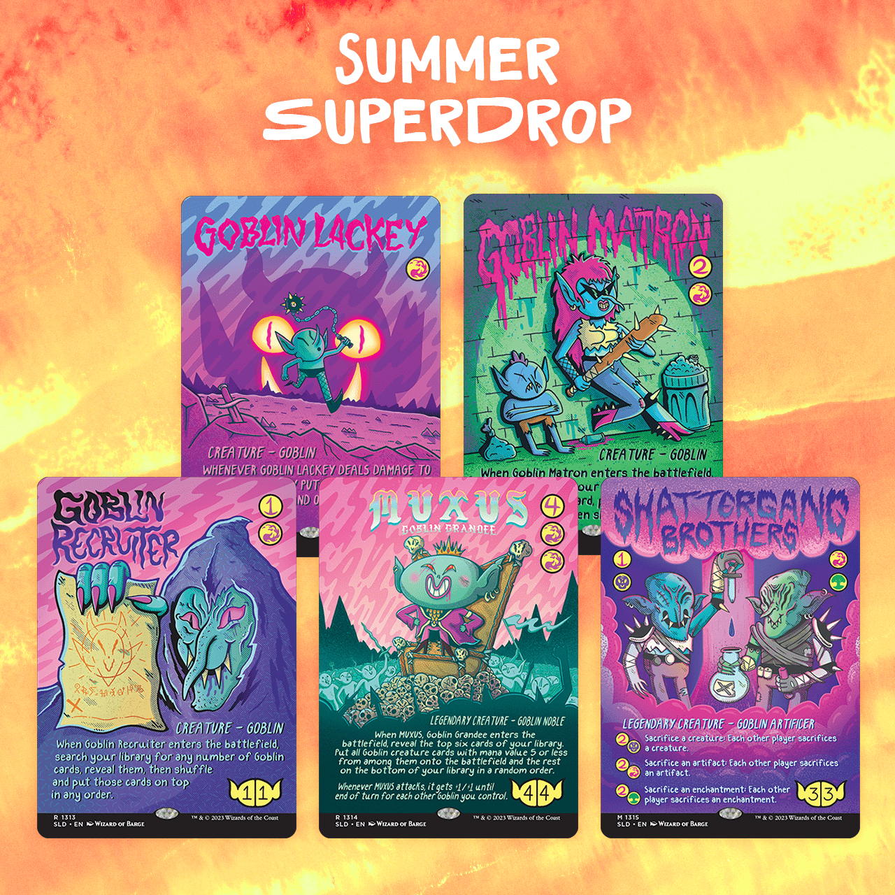 Tearing Up A Sick Tube Non-Foils Bundle | Secret Lair store