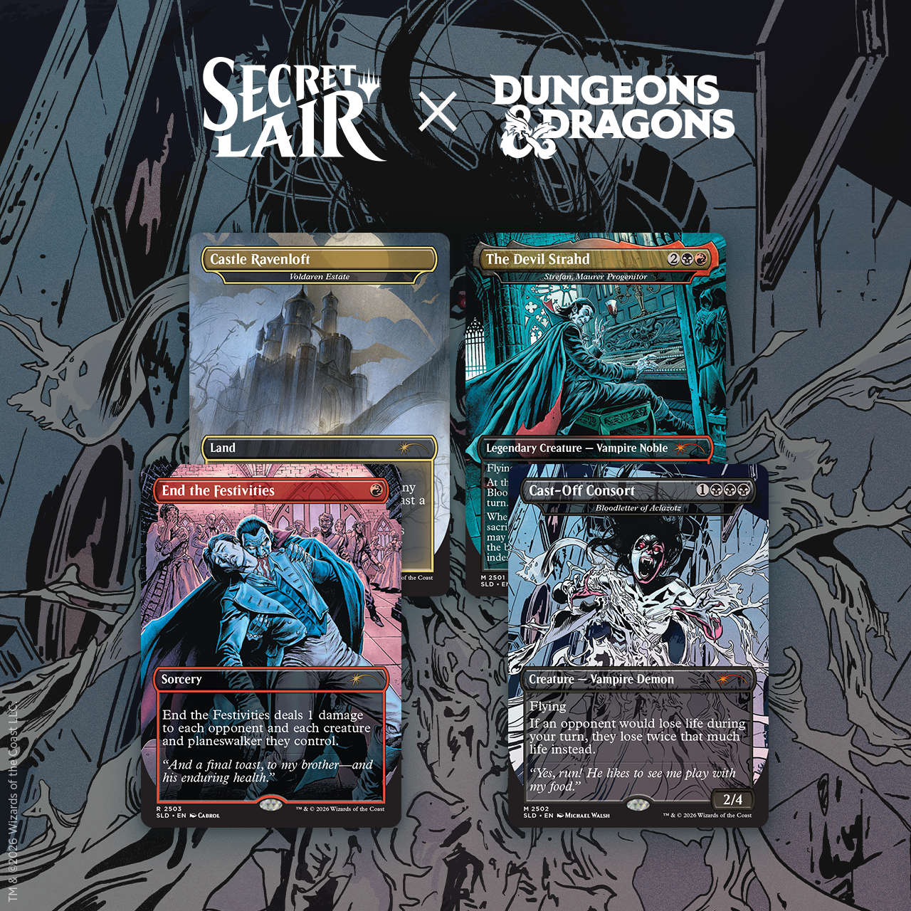 Secret Lair x Dungeons & Dragons®: Strahd's Descent | Secret Lair