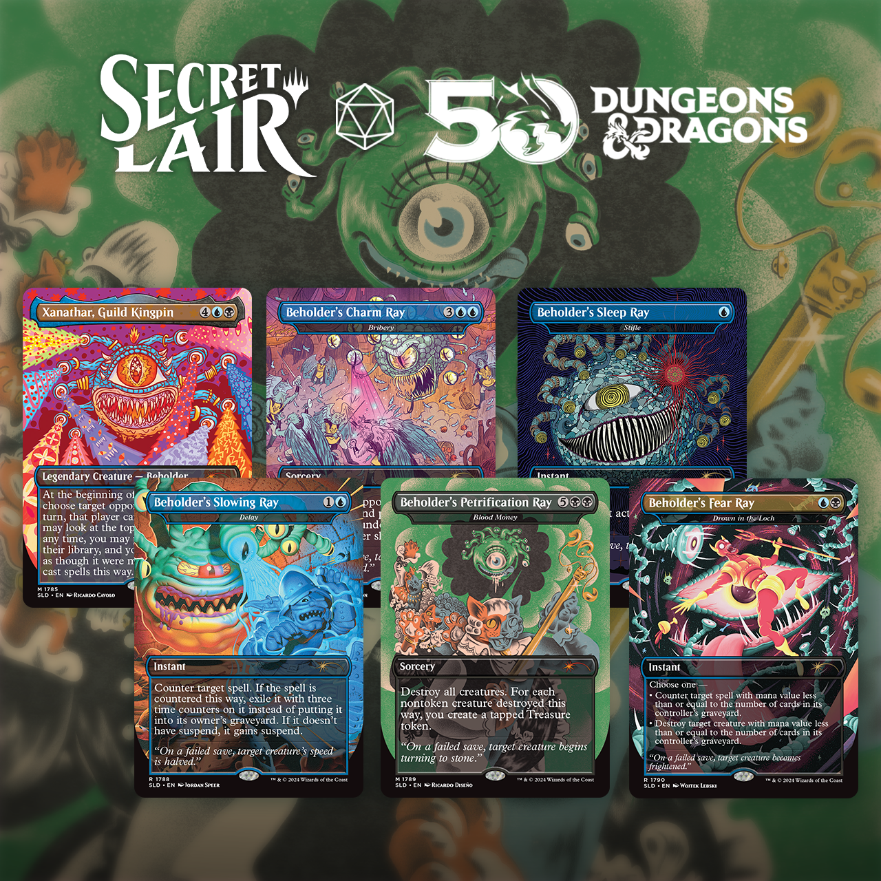 Secret Lair x Dungeons & Dragons®: Death Is in the Eyes of the Beholder ...