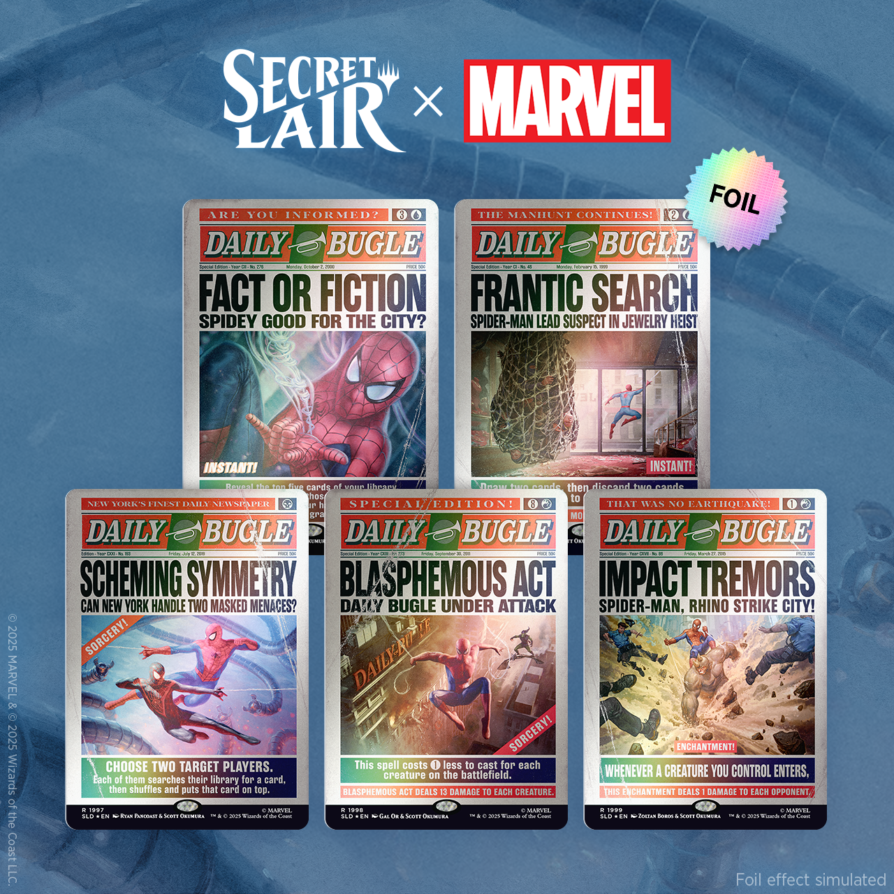 Secret Lair x Marvel's Spider-Man: Daily Bugle Breaking News Foil ...