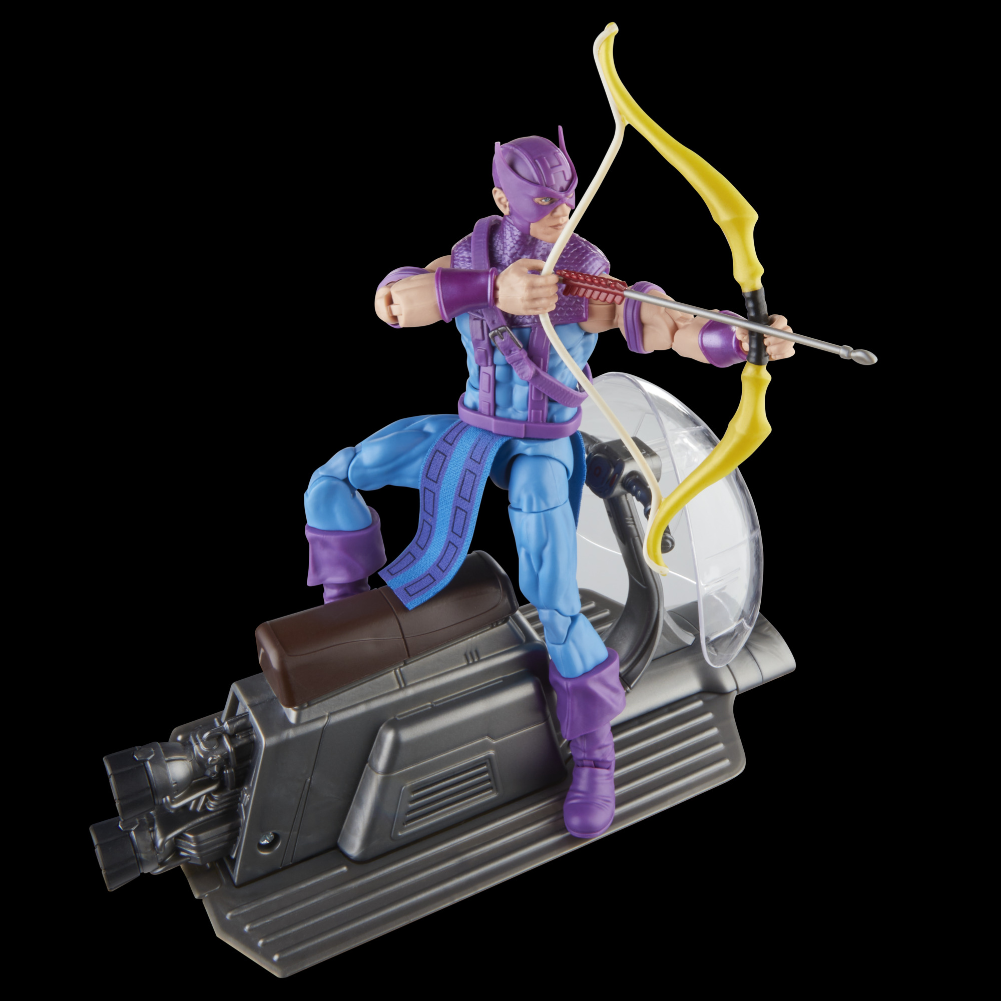 Marvel Legends Series Hawkeye with Sky-Cycle Avengers 60th Anniversary ...