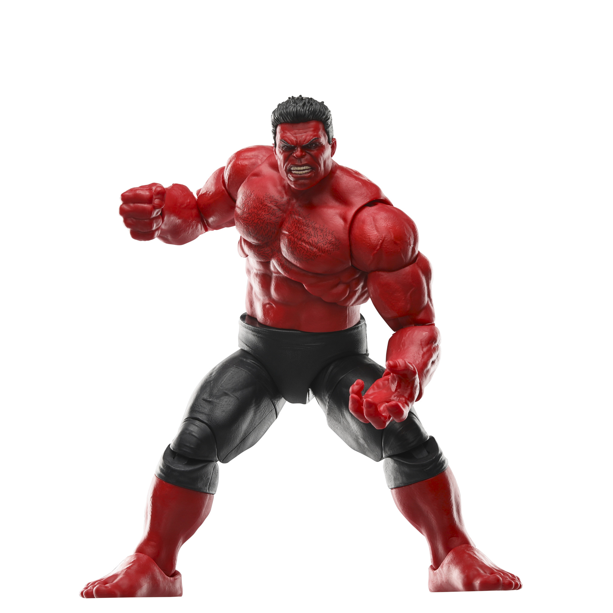 Marvel Legends Series Red Hulk, Captain America: Brave New World Collectible Deluxe 6 Inch ...