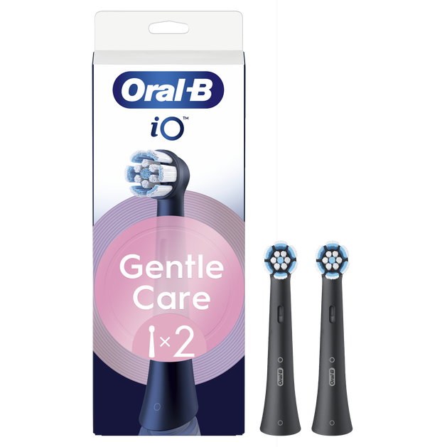 Oral-B iO 2 Cepillo Eléctrico Negro con 1&2 cabezal y estuche de viaje